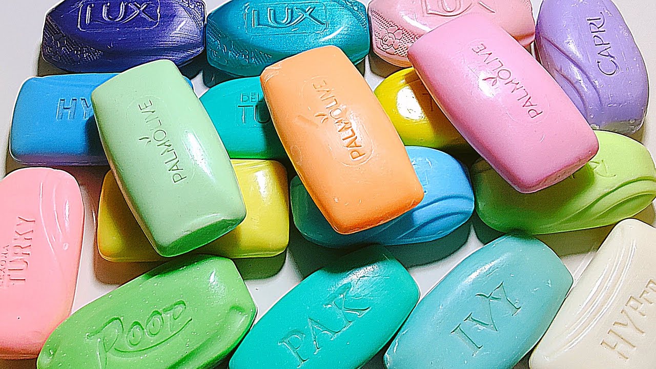 ASMR International Soap opening Haul Leisurely Unpacking Soaps Relaxing ...