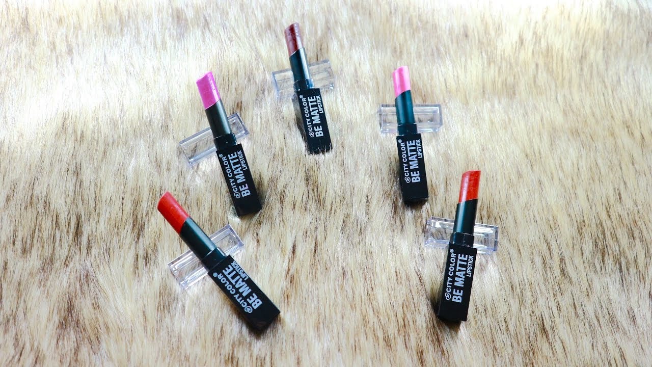 CITY COLOUR BE MATTE LIPSTICK | BAHASA | SADDY AULIA - YouTube