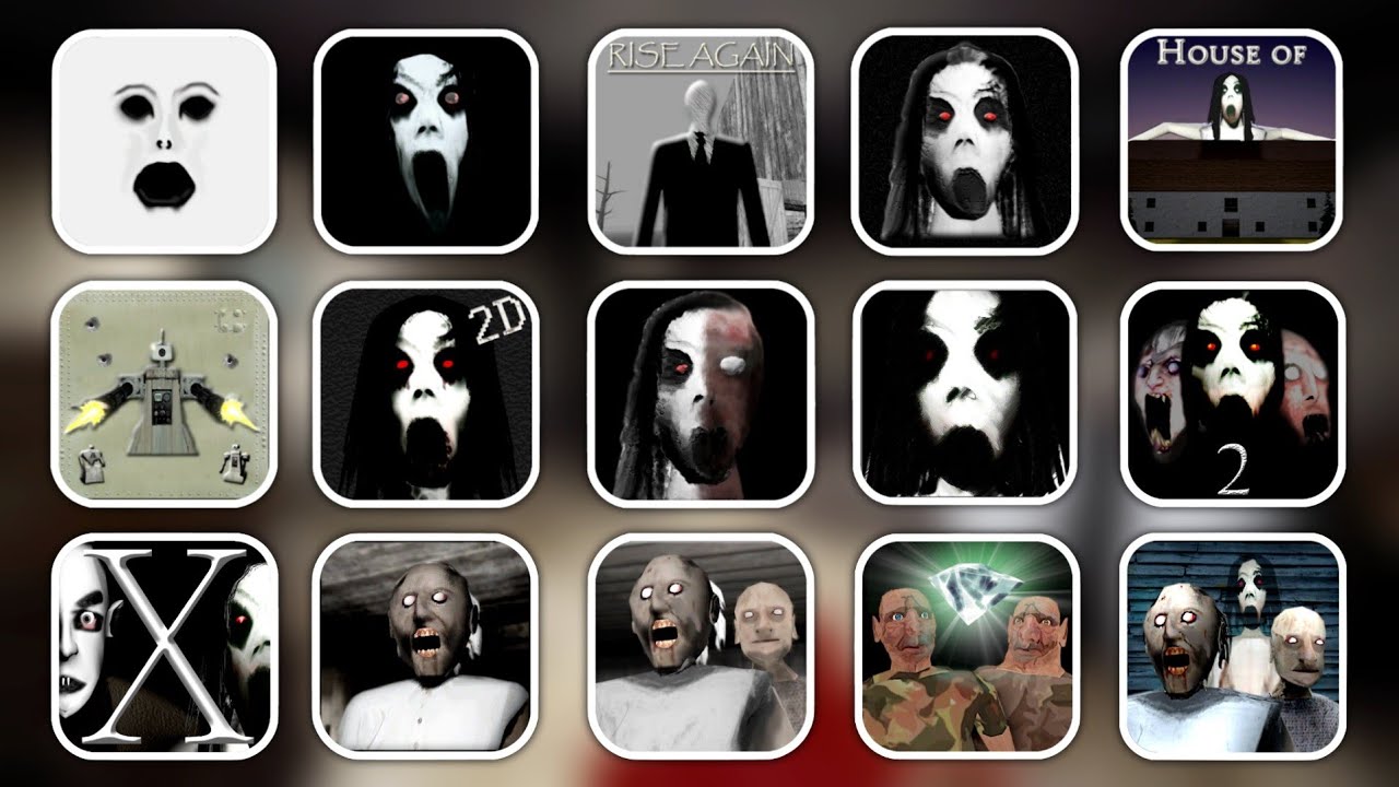 All DVloper Games All Escape Endings - Granny Chapters 1 2 3, Slendrina ...