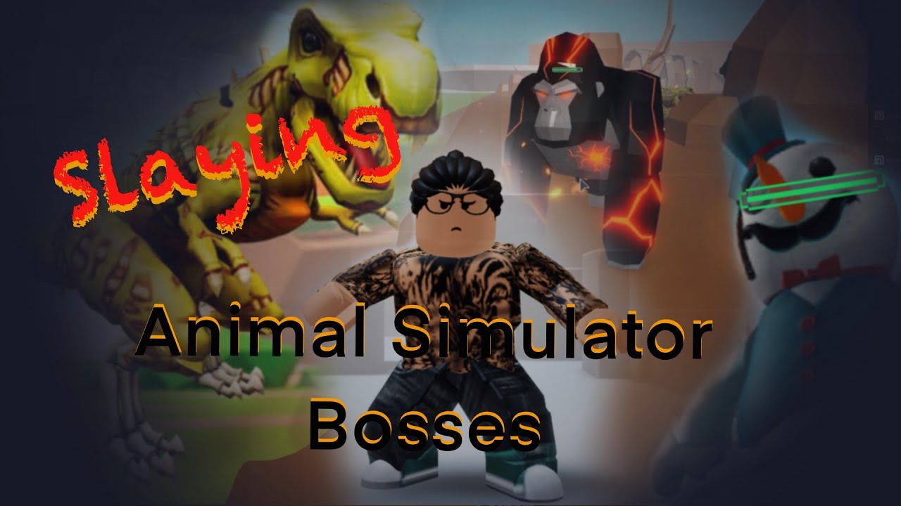 Killing Animal Simulator Bosses in 1v1 Battle/ ALL dead /rastacool30 ...