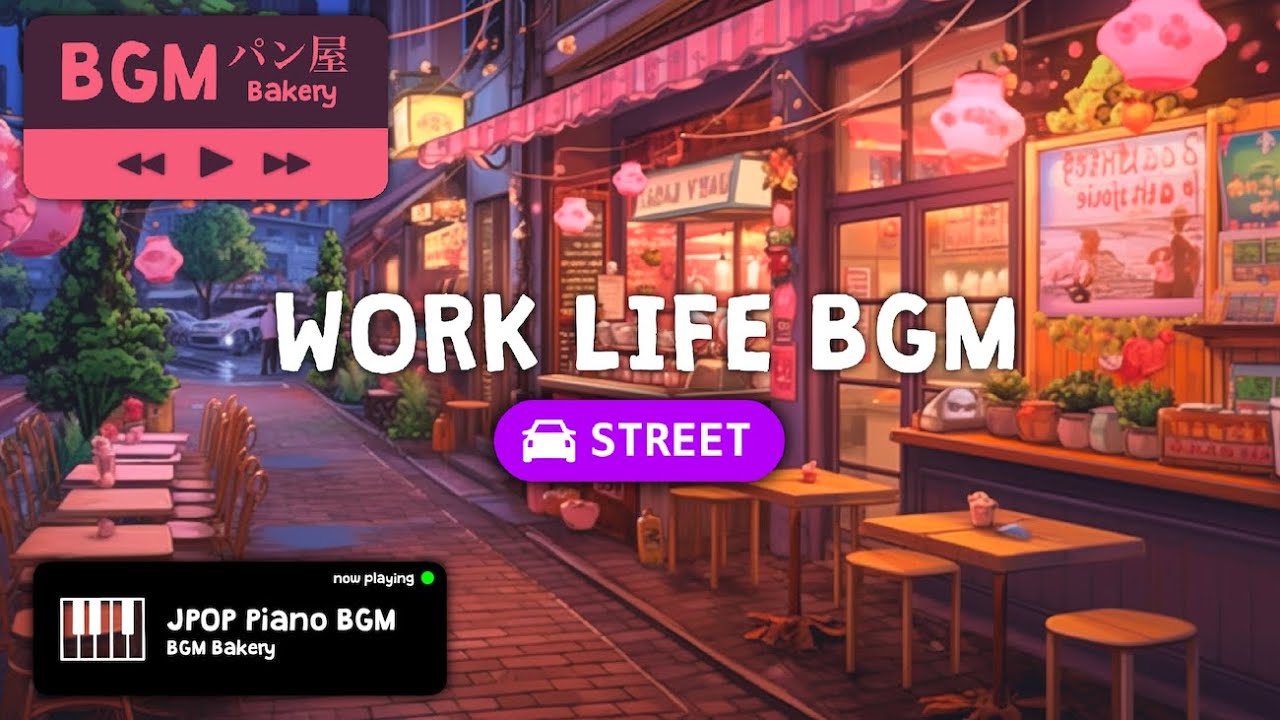 strawberry crepe road 🍓 | Relaxing 1 Hour JPOP Piano BGM for Study and Chill - YouTube