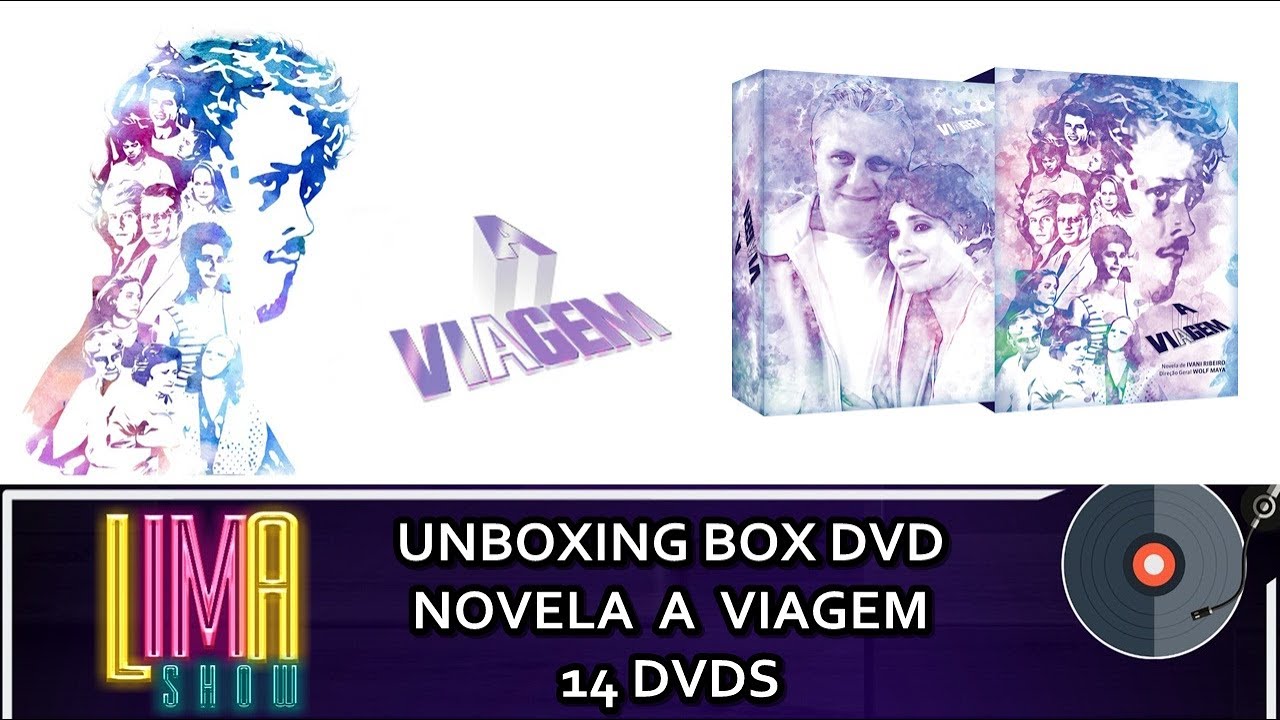 UNBOXING: A Viagem BOX DVD Novela Rede Globo 14 DVDs| LimaShow #148 ...