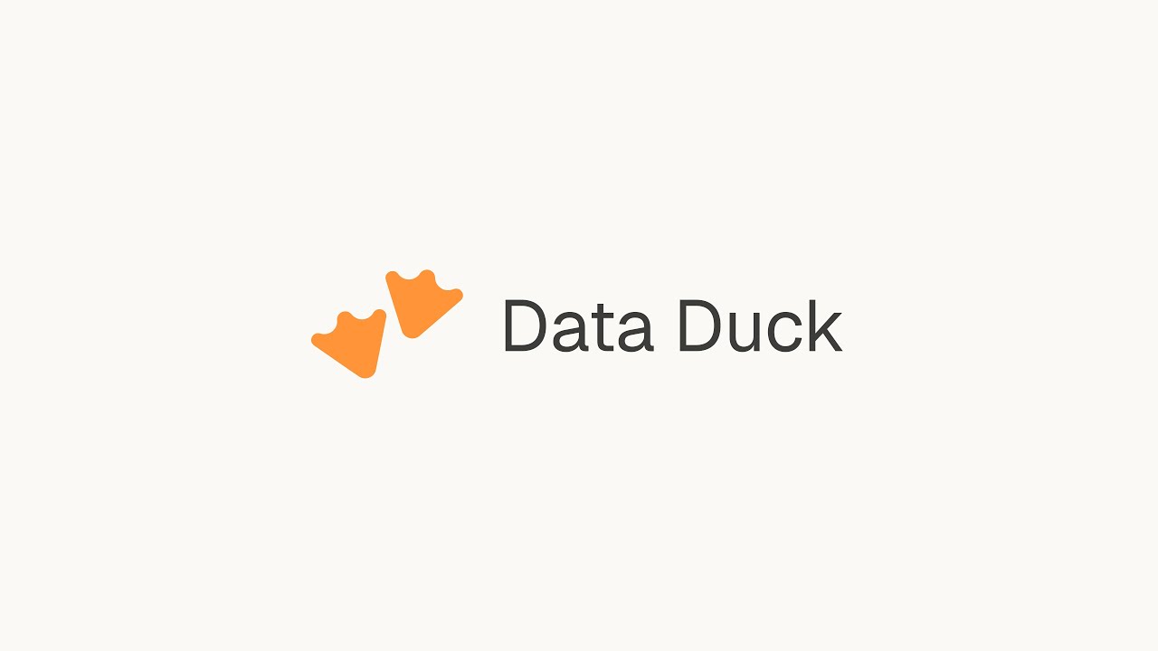 Data Duck - Preview Interface - YouTube