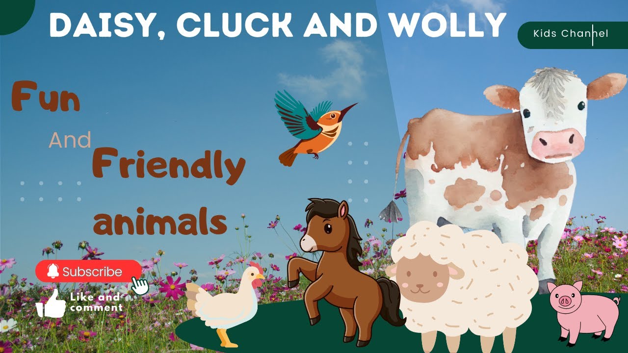 DAISY AND HER FRIENDLY FARM ANIMALS - YouTube