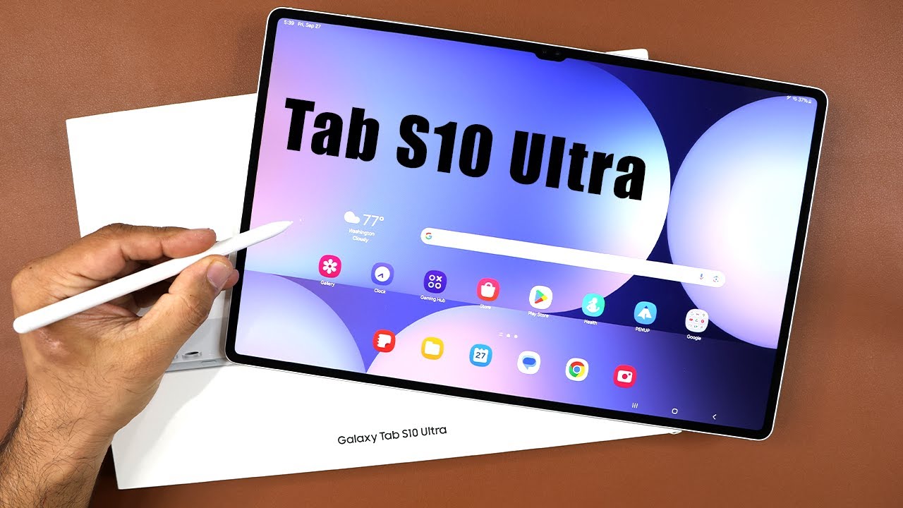 Samsung Galaxy Tab S10 Ultra - Unboxing & Initial Review - YouTube