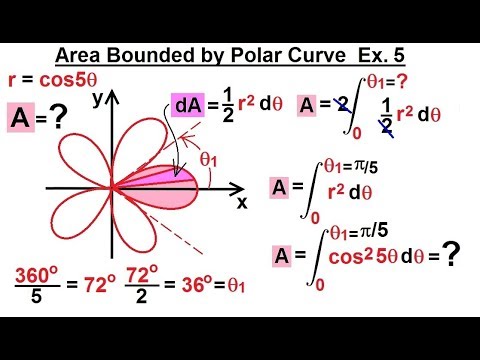 Calculus 2: Polar Coordinates (24 of 38) Area Bounded by a Polar Curve ...