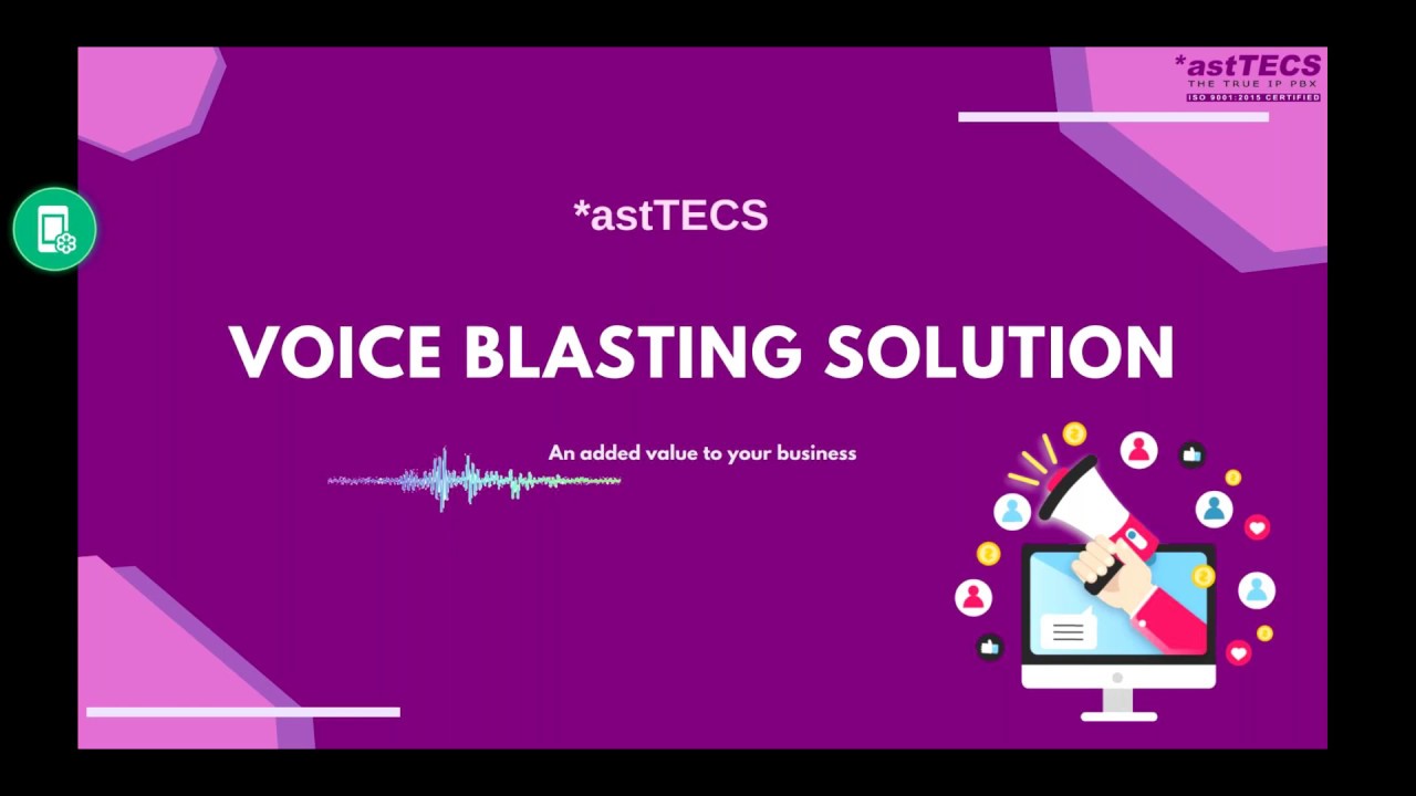 astTECS Voice blasting solution - YouTube