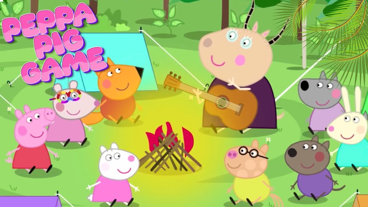 Peppa Pig and her new friend Singing with school friends. #cartoon ...