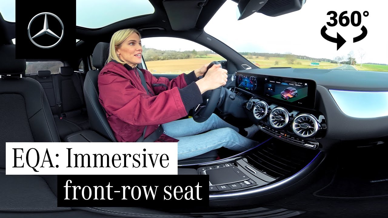 360° Test-Drive in the New EQA - YouTube