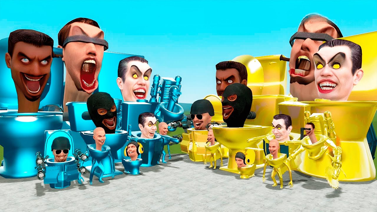 NEW GOLDEN SKIBIDI TOILET BOSSES VS NEW DIAMOND SKIBIDI TOILET ARMY in ...
