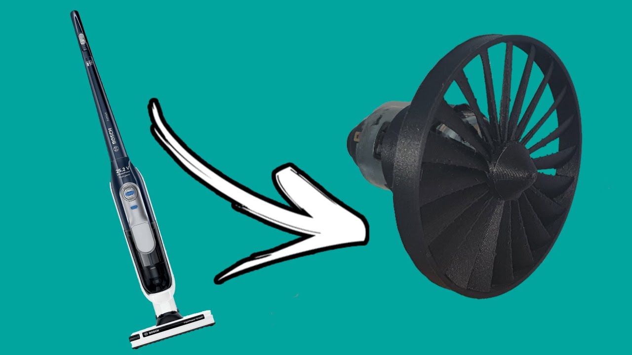 How to make a DIY Electric Jet engine out of vacuum cleaner!!! - YouTube