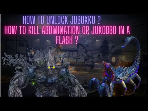 *NEW* How To Unlock Jubokko || How To Kill Abomination Or Jubokko In a ...