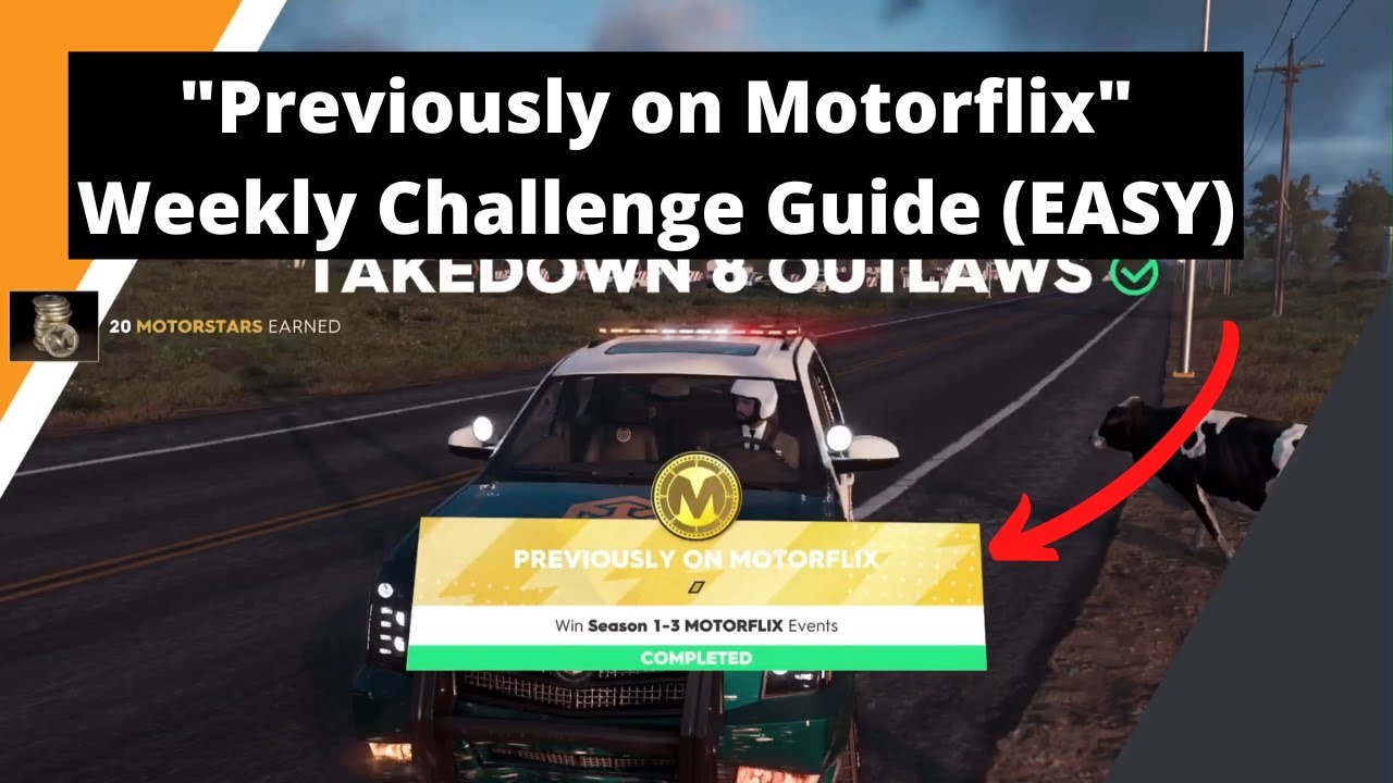 The Crew 2: "Previously on Motorflix" Weekly Challenge Guide (EASY ...