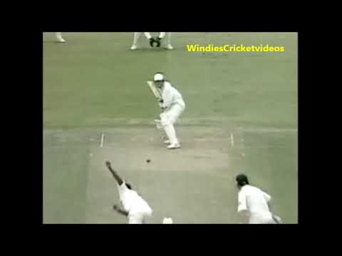 Alec Stewart Plumb LBW bowled Kenneth Benjamin