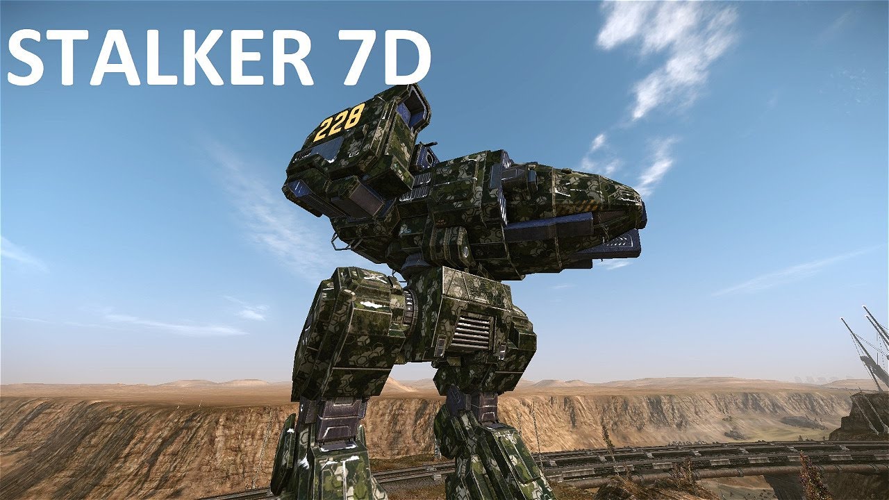 Travelling laser salesman.Stalker 7D. MechWarrior Online (MWO). - YouTube