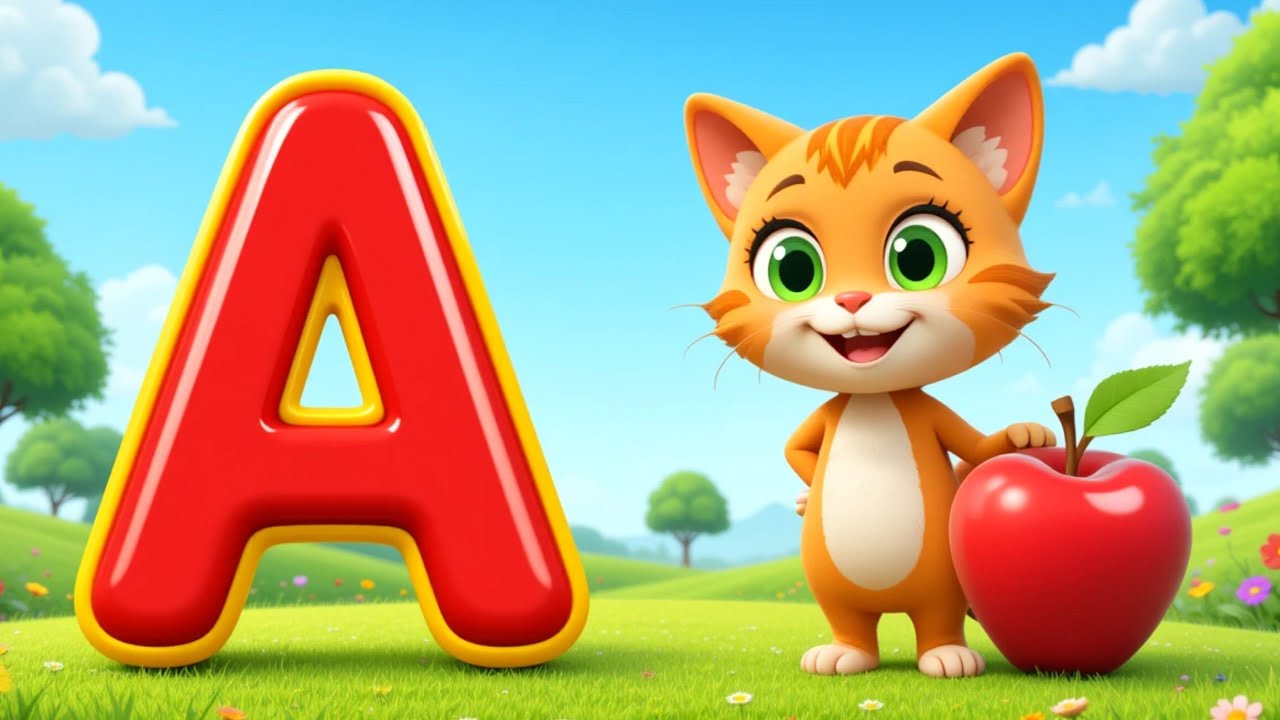 ABC Song for Kids | A for Apple to Z for Zebra | Preschool Learning ...