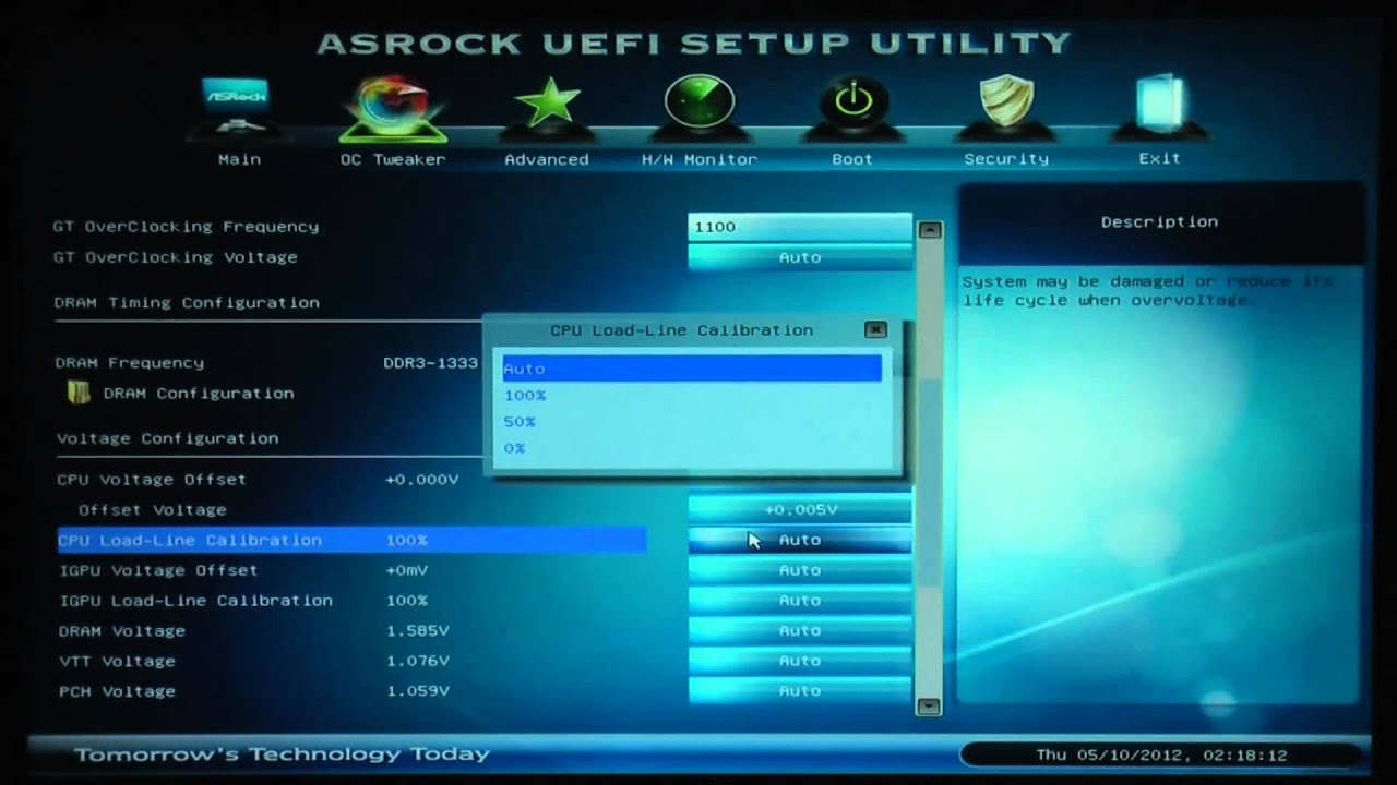 ASRock H77M - Túra a BIOS-ban - YouTube