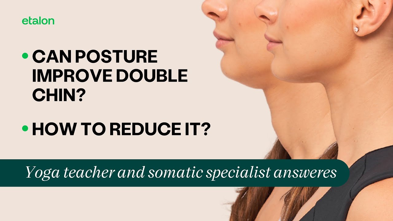 Can posture improve double chin? Exercises to reduce double chin. - YouTube