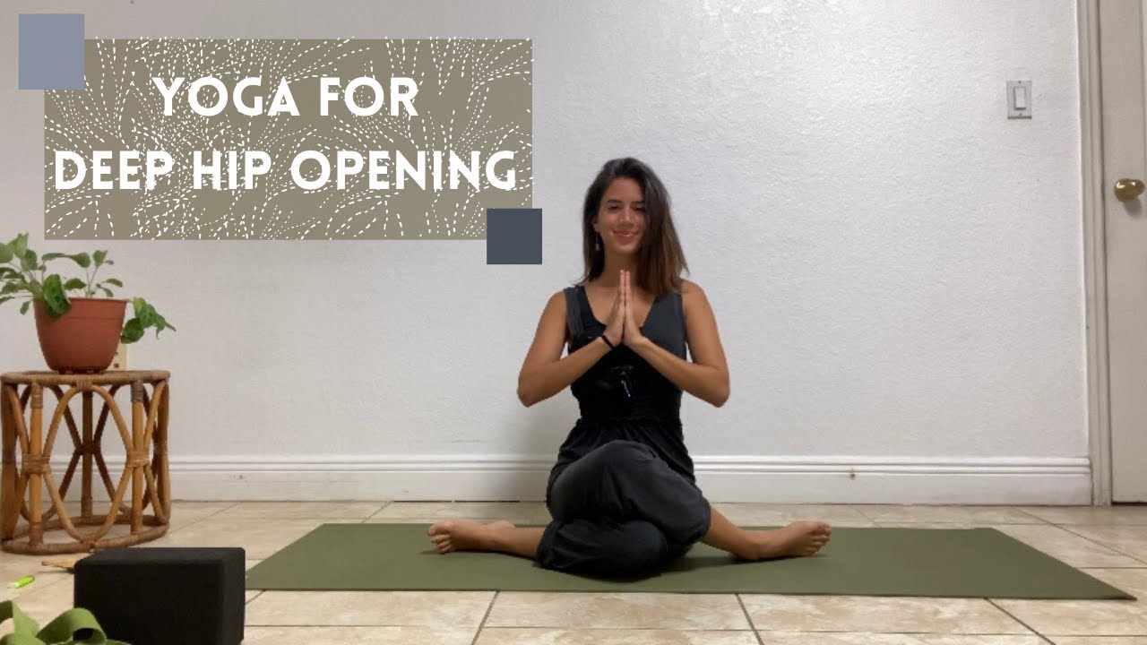 25 min Deep Hip Opening Yoga - YouTube