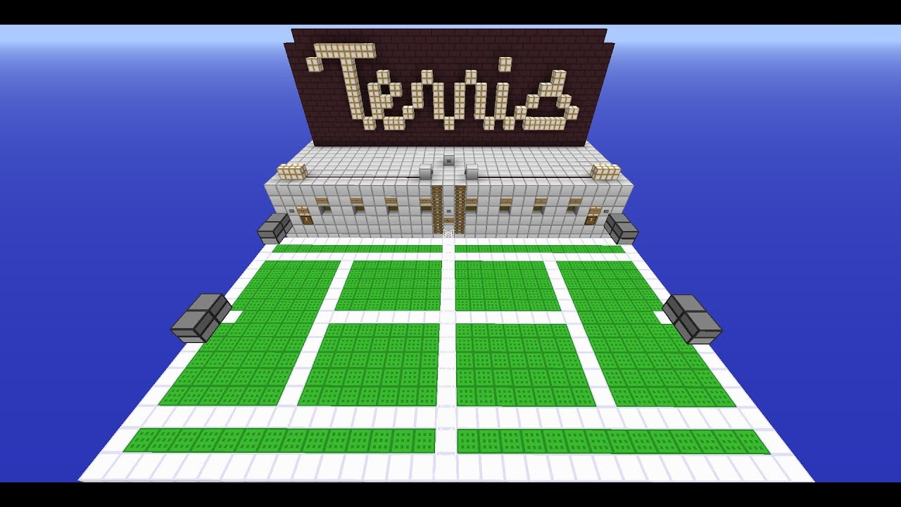 Minecraft Tennis - YouTube