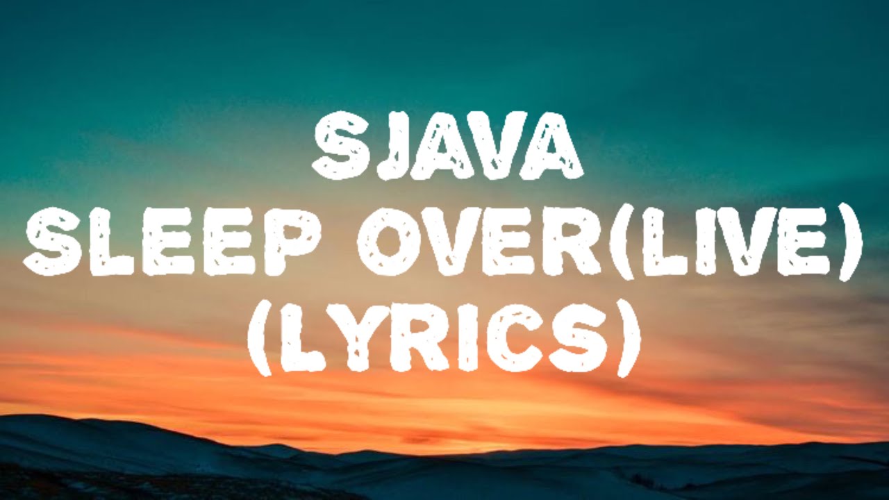Sjava-sleep over(Live performance) Lyrics - YouTube