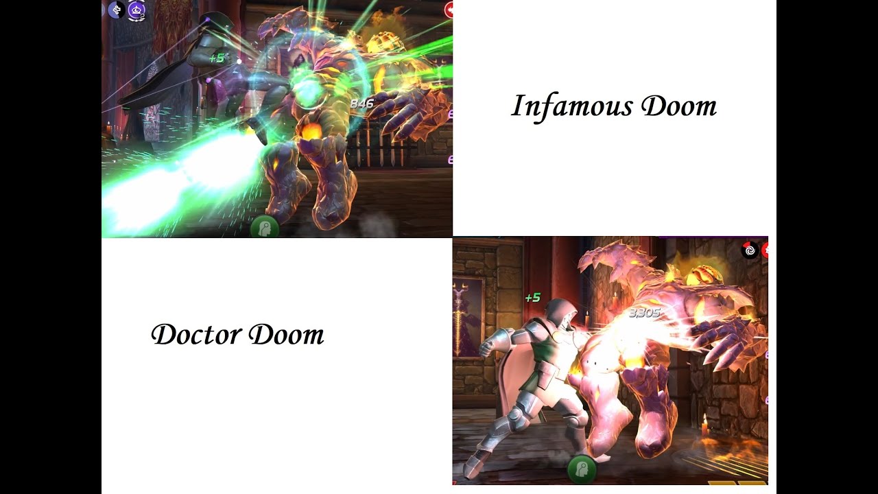 Doctor Doom vs Infamous Doom in EOP Acceptance Dormammu #mcoc # ...