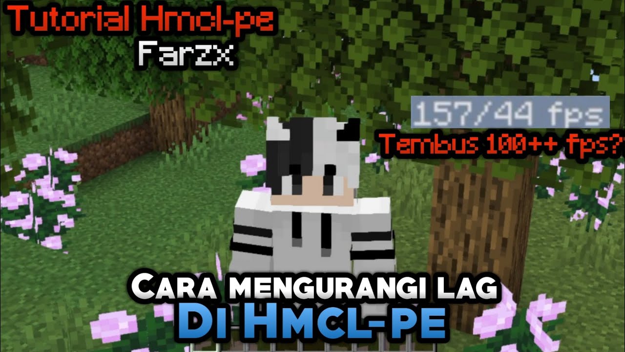 Cara mengurangi lag di hmcl-pe | Hello minecraft launcher | Farzx | - YouTube
