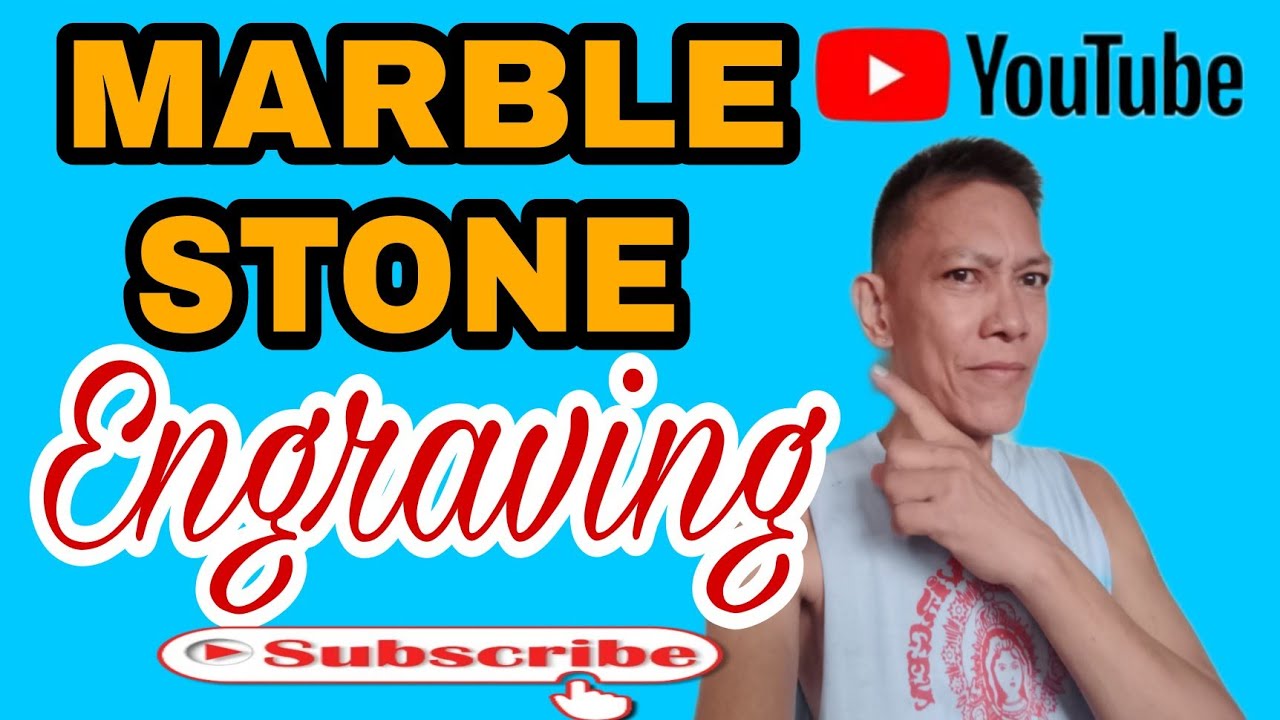 MARBLE STONE ENGRAVING]jun lapida maker - YouTube