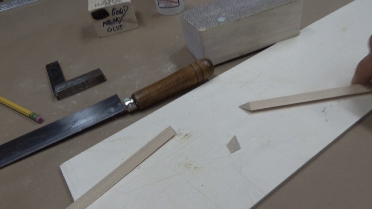 How To Video - Cutting Triangle Stock in 90 Degree Corners - YouTube