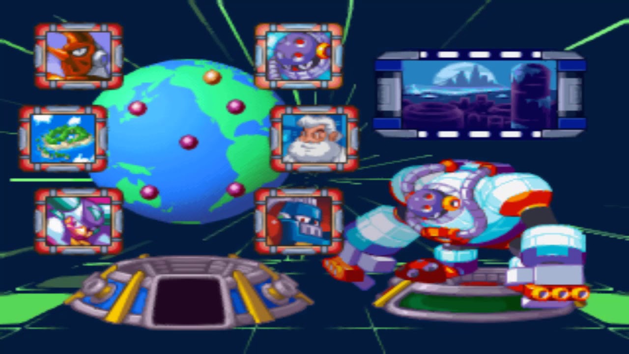 Mega Man 8 - Stage Select Example Game Maker Studio - YouTube