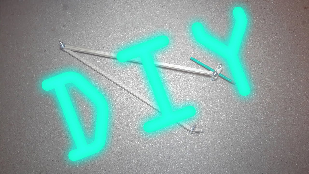 DIY : Compas large pour bricolage - YouTube