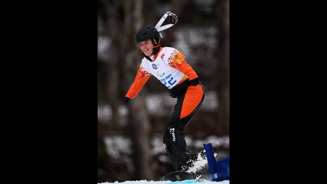 Merijn Koek (3rd run) 2nd attempt | Men's para snowboard cross | Alpine ...
