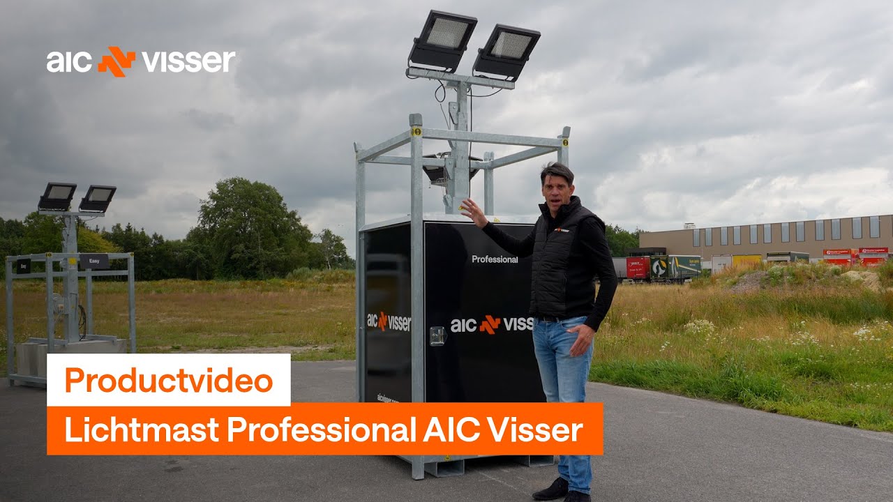 Lichtmast Professional | Productvideo | AIC Visser Groep - YouTube