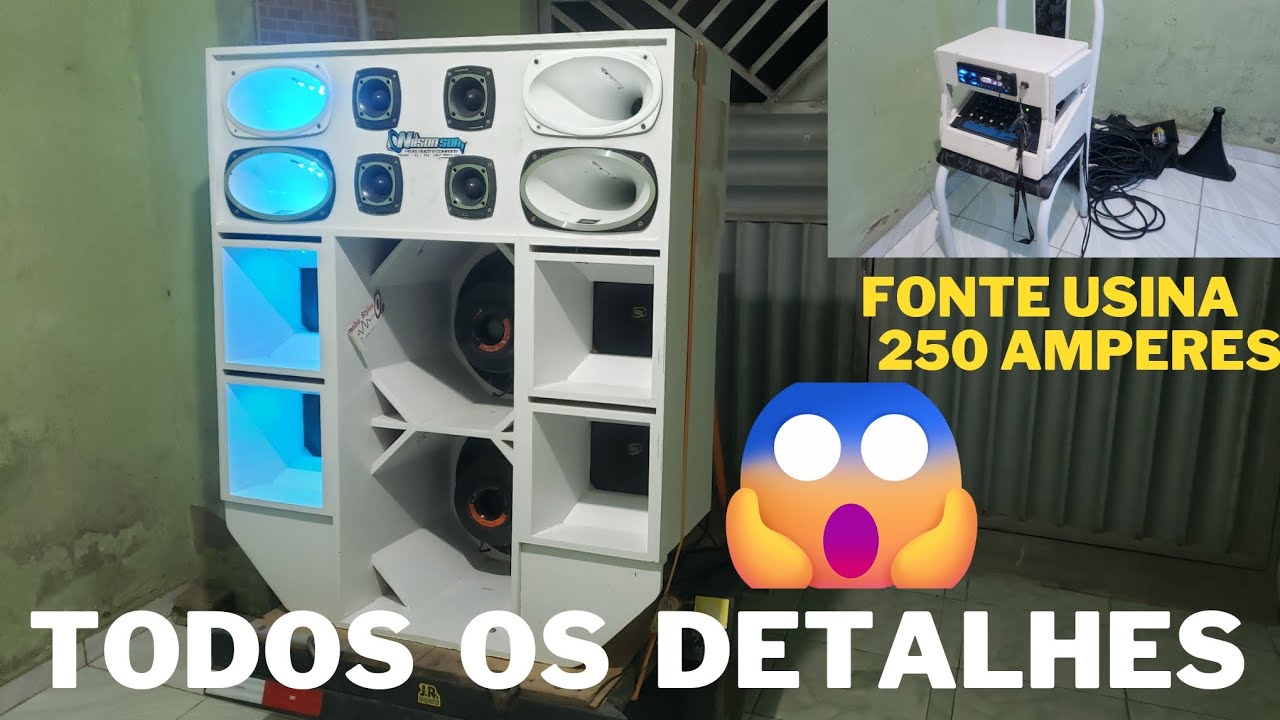 PAREDINHA G.F TORNADO 2200+Fonte usina 250 AMPERES - YouTube