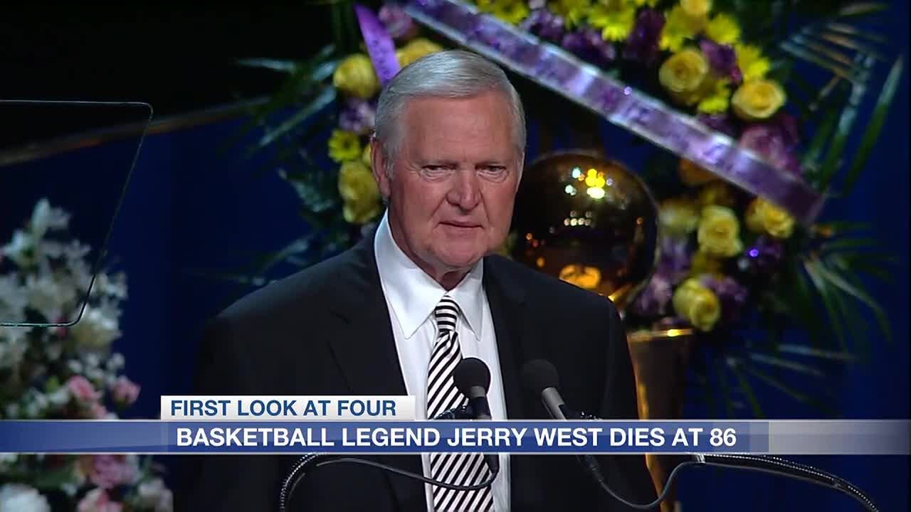 Basketball legend Jerry West dies at 86 - YouTube