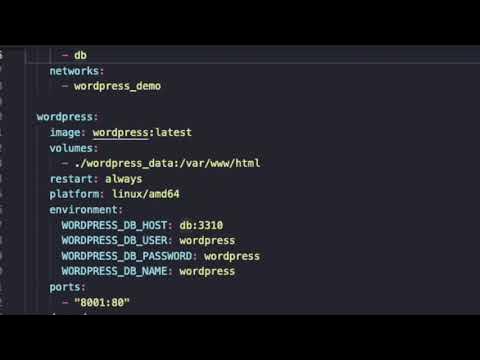 How to Deploy Wordpress with Docker (WordPress/MariaDB/Adminer) - YouTube