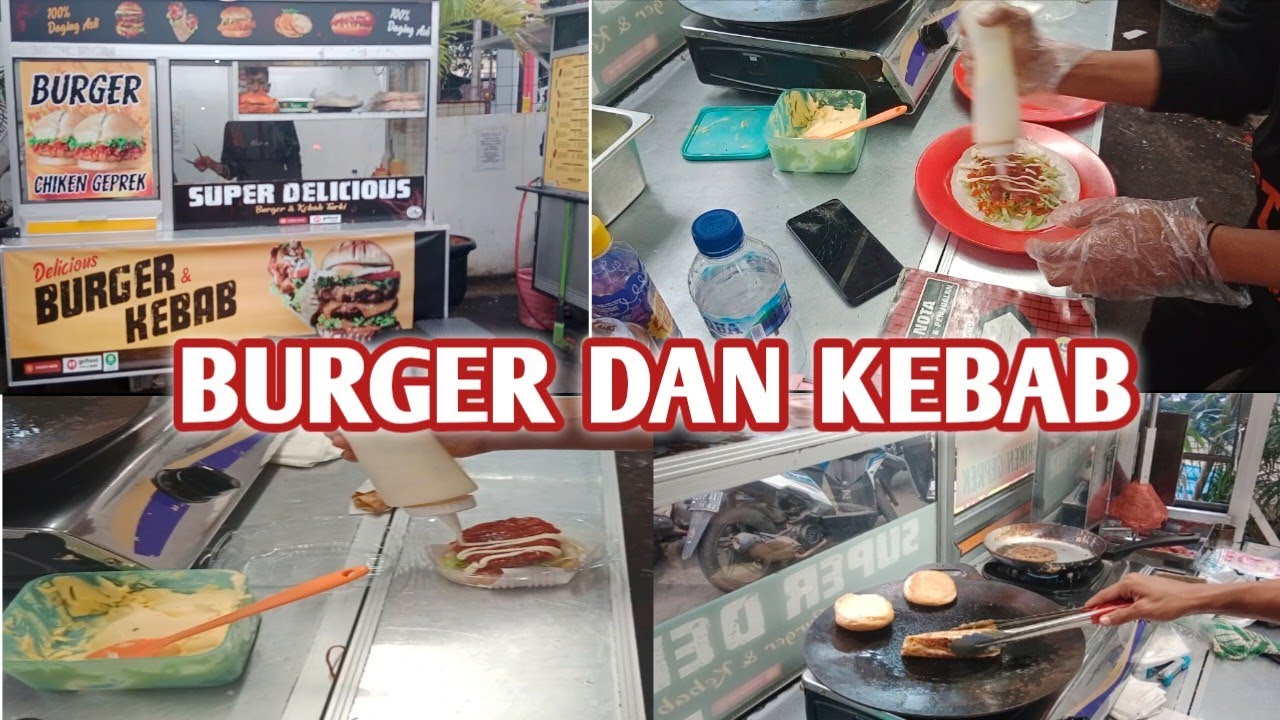 BELI JAJANAN BURGER DAN KEBAB HARGA MULAI 6000 AN - YouTube