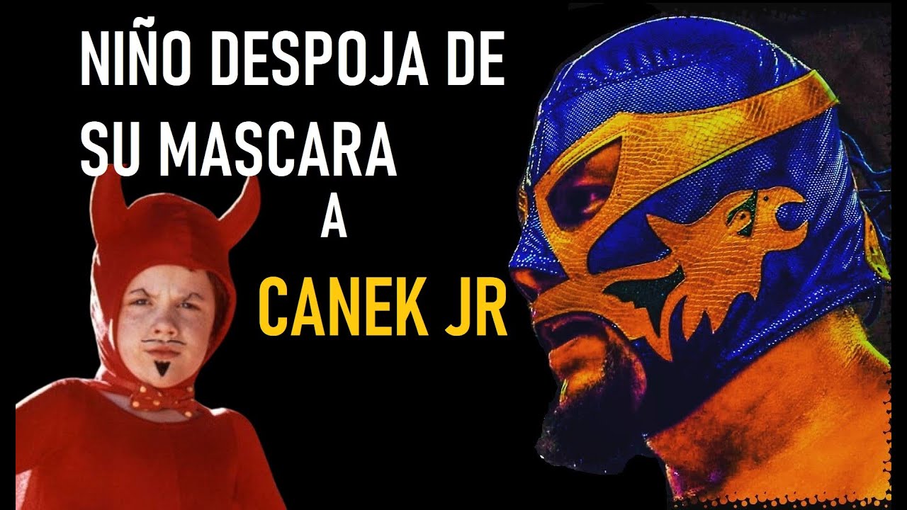 Niño le quita la mascara a Canek jr. arriba del cuadrilátero / lucha ...