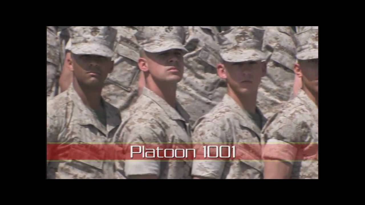 US Marine Corp Training - 1st Battalion - Alpha Company - Platoon 1001 ...