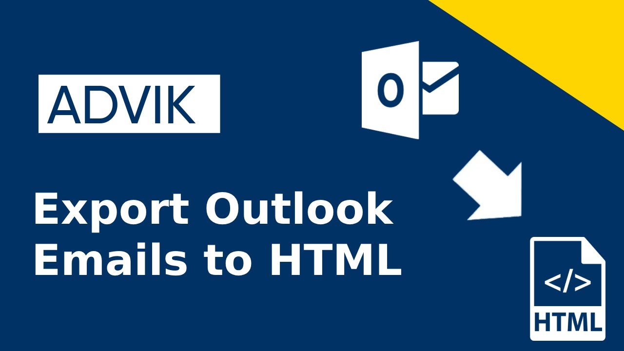 How to Convert Outlook Email to HTML? - YouTube