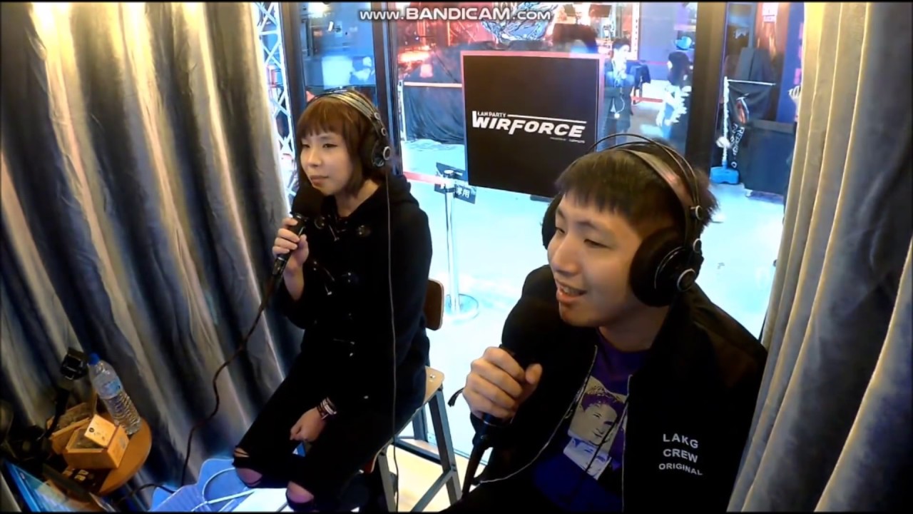 2018 WirForce LanParty 可樂林UZ合唱《狂風裡擁抱》 in 殘酷舞台 - YouTube