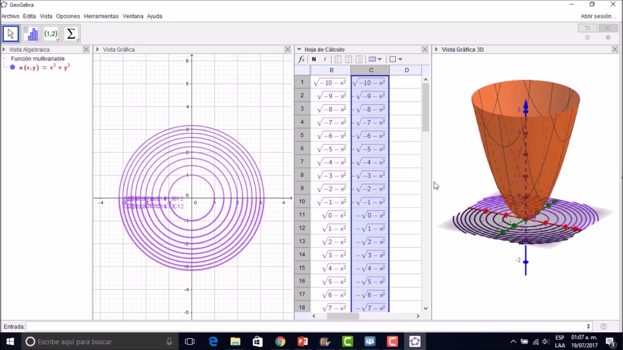 Curvas y superficie de nivel - YouTube