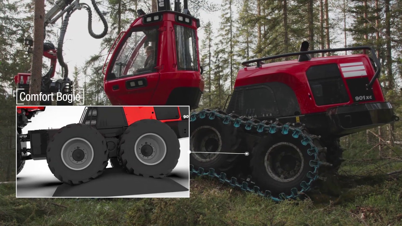 Komatsu Forest - Maneuvrability and stability - YouTube