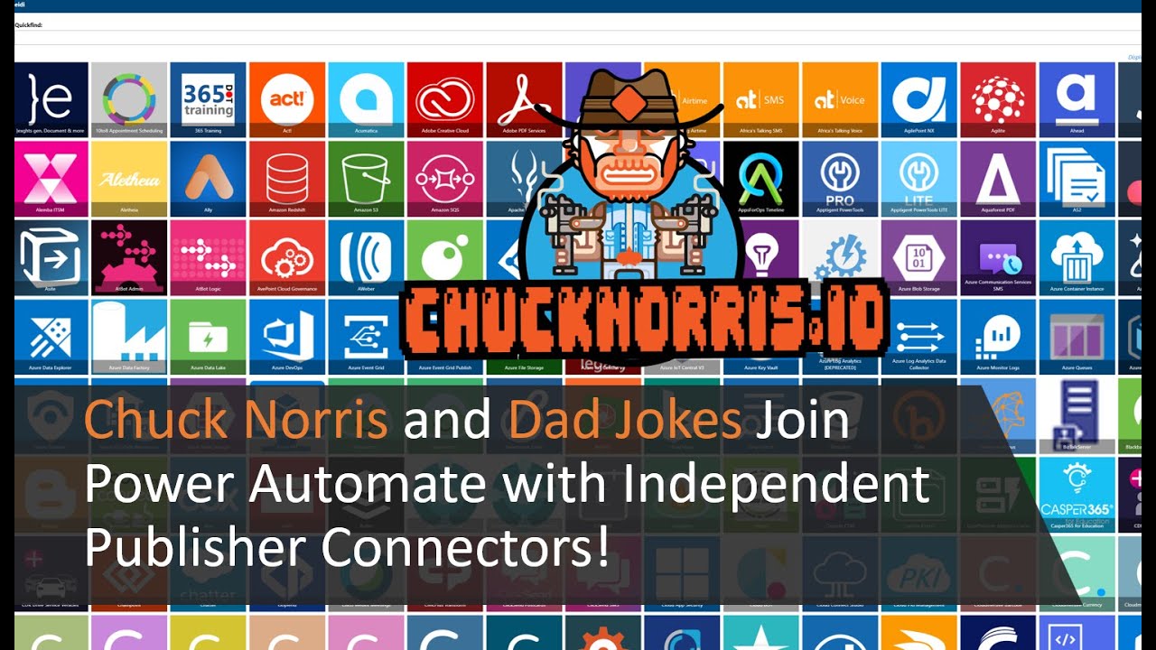 Chuck Norris and Dad Jokes Come to Power Automate - YouTube