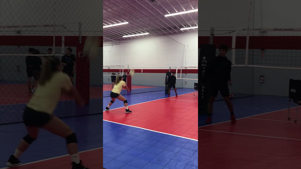 Volleyball Dig Reps: Playing Defense Down The Line - Angle Your ...