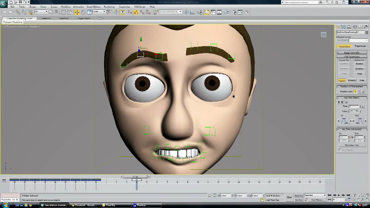 Character Rig Demo - Face - YouTube