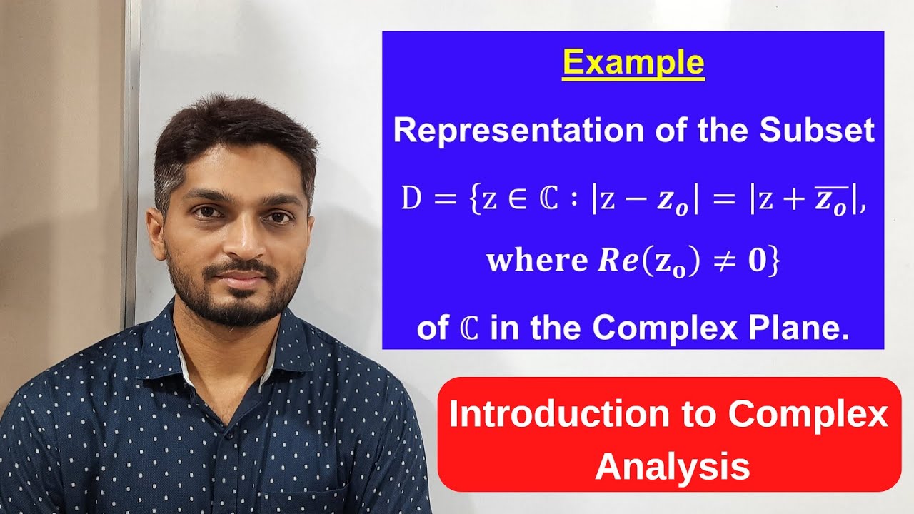 Representation of a given set in a Complex Plane | L17 | Intro Complex ...