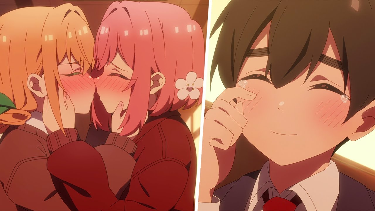 Rentarou Made Hakari And Karane Kiss Each Other The 100 Girlfriends Who