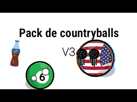 Pack de countryballs V3 (Más accesorios, glitches, etc) - YouTube
