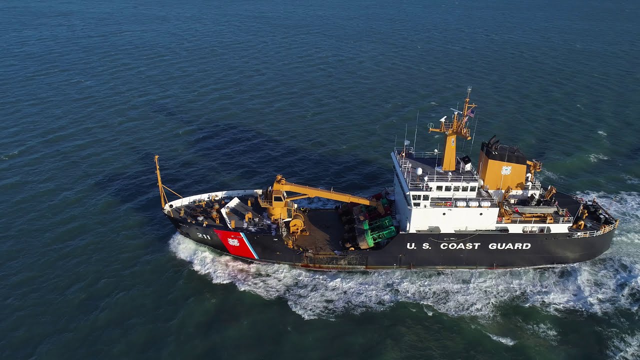 USCGC Buoy Tender Oak WLB 211 - Phantom 4 Pro - YouTube